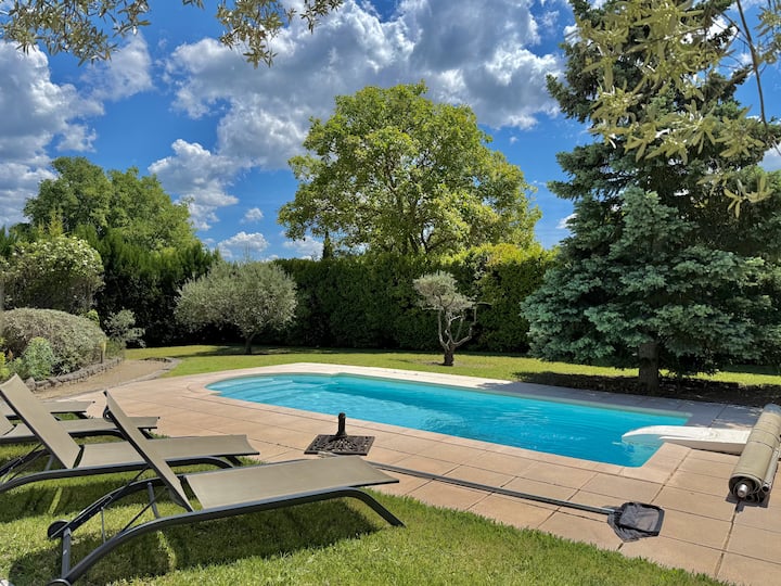Jolie Maison Provençale Climatisée Avec Piscine - Mont Ventoux
