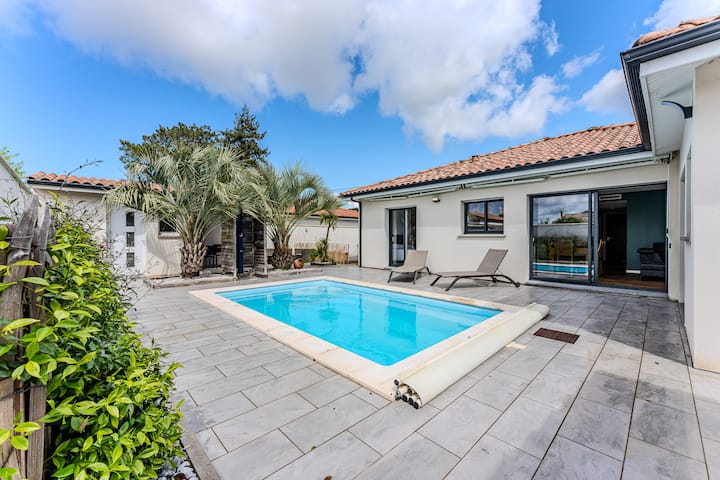Maison 3 Chambres Avec Piscine Chauffée - Gujan-Mestras