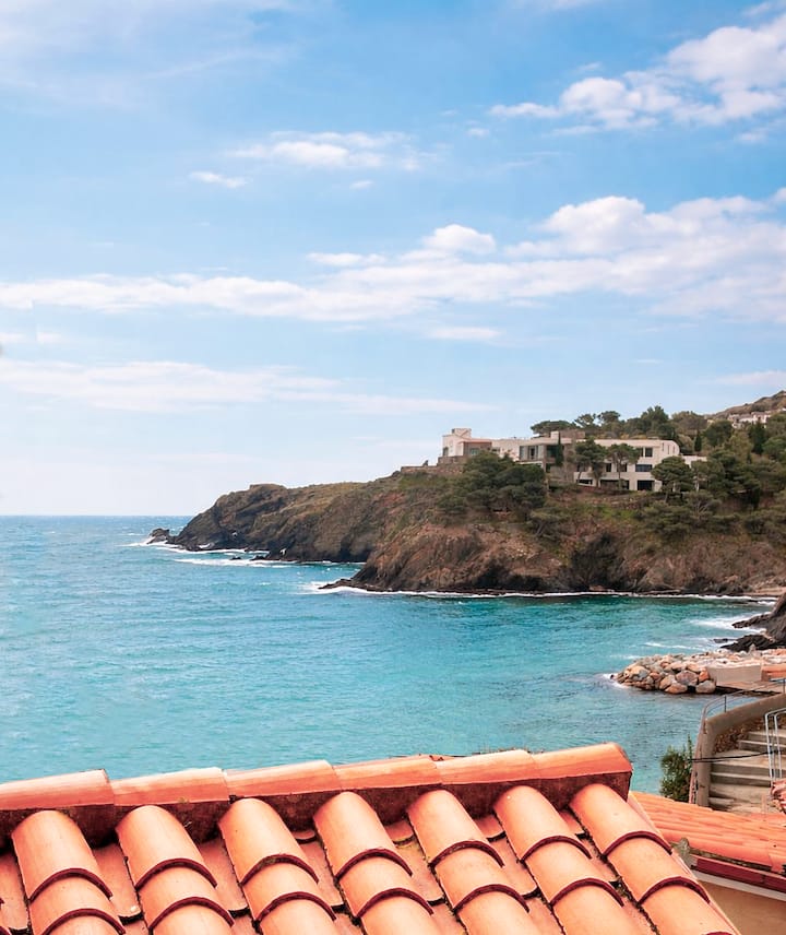 Appartement Spacieux 66 M² Vue Mer - Plage à 1 Min - Banyuls-sur-Mer