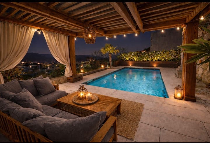 Family Apartment With Private Pool And Open View - Cademario
