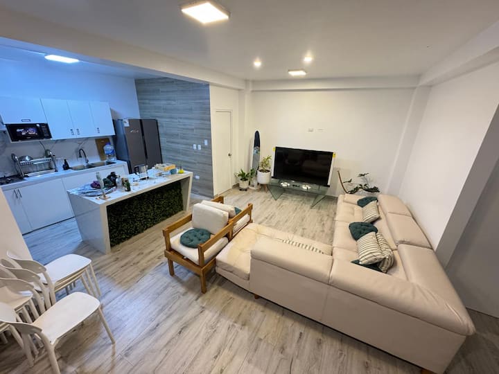 Casa De Playa Moderna, Diseño Minimalista Estreno - Perú