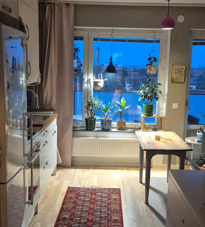 Mysig Studio Med Utsikt - Stockholm