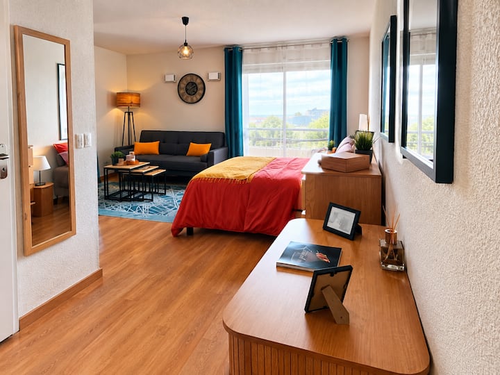Studio Confortable Parking Privé  Tram Direct Bordeaux - Lormont