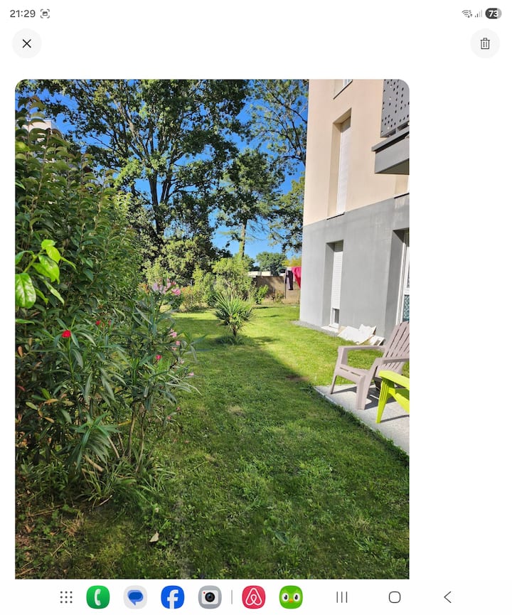 Appartement Très Calme - Plage de Saint-Nazaire