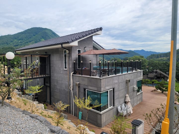 횡성산들에청정민박- 본채+하늘채(통임대) - 횡성군
