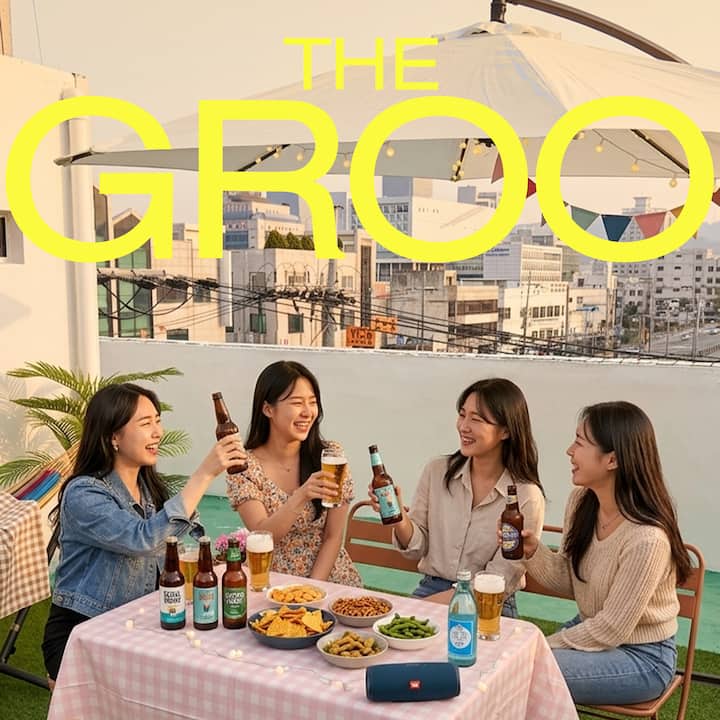 [ℕ𝔼𝕎] 루프탑 감성숙소 | 성심당°야구장°대전역 도보가능 | 대전 핫플 중심 위치 - Daejeon