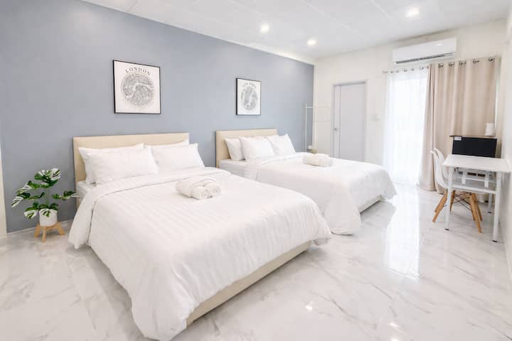 Local Stay Dmk|cozy 2 Beds For 4|wi-fi |Walk-up 5f - Bangkok Don Mueang Airport (DMK)