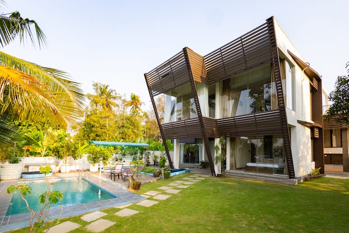 Lakeside Villa With Pool Near Aluva Station - Cochín