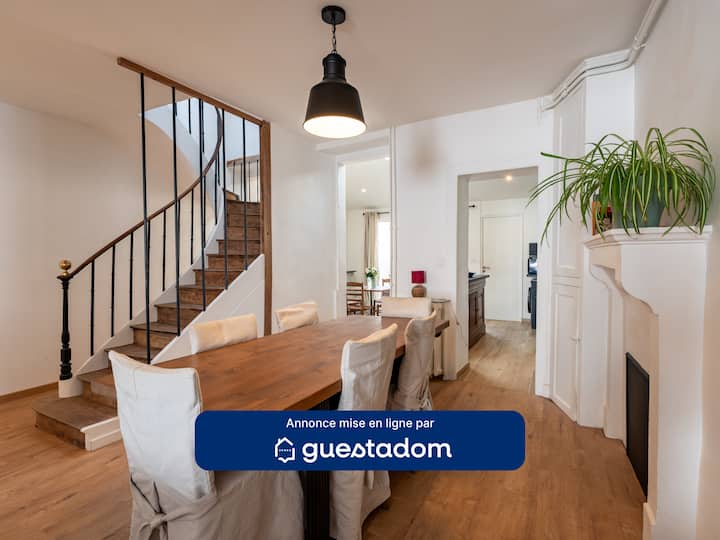 Maison Mancelle - Centre Ville- Jardin - Le Mans