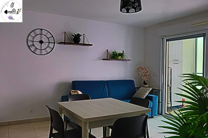 T2 Aux Portes De Monaco - Clim Wifi Parking Privé - Monaco