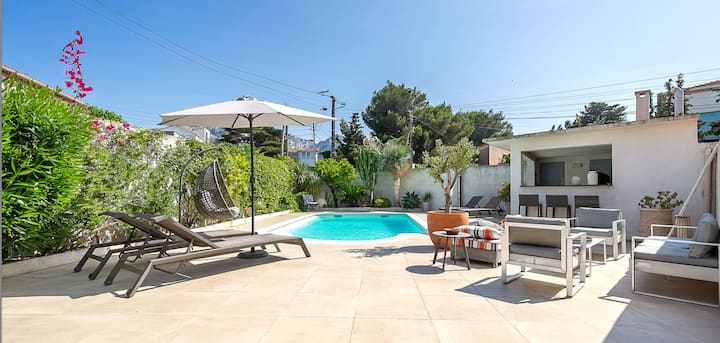 Villa Avec Piscine à La Pointe Rouge - Marseille