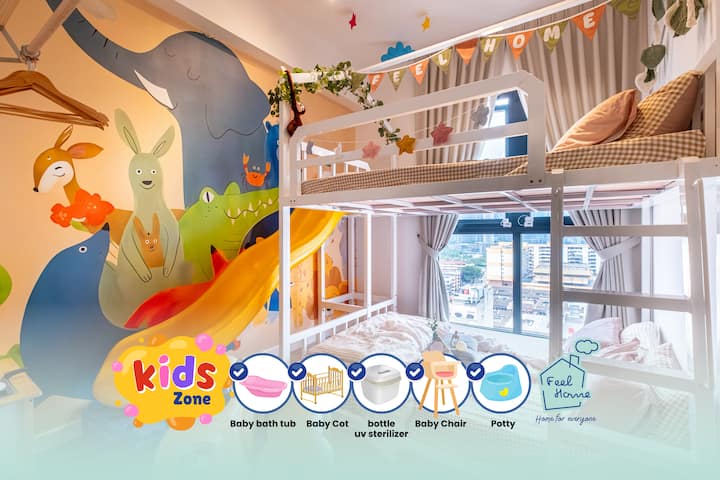 Kids Wont Want To Leave Slide+kids Cot | Pudu Lrt - Bukit Bintang