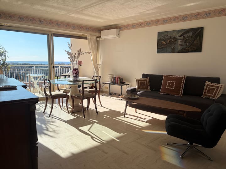 Le Vintage-vue Mer Piscine Parking Terrasse Plage - Mandelieu-La Napoule