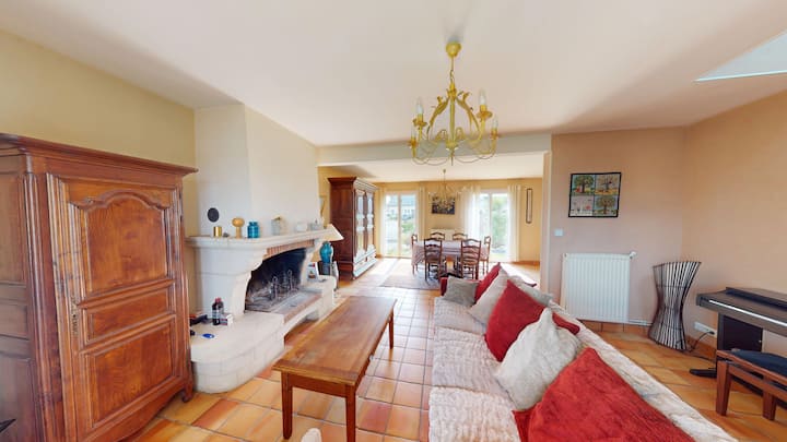 Maison Lumineuse & Conviviale – 4 Chambres - Caen