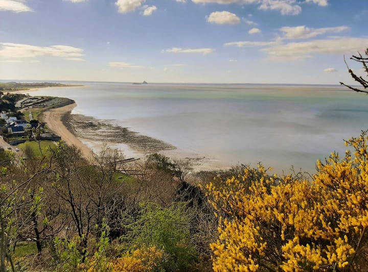 Villa 2 à 15 Personnes, Vue Mer, Plage à Pied - Avranches