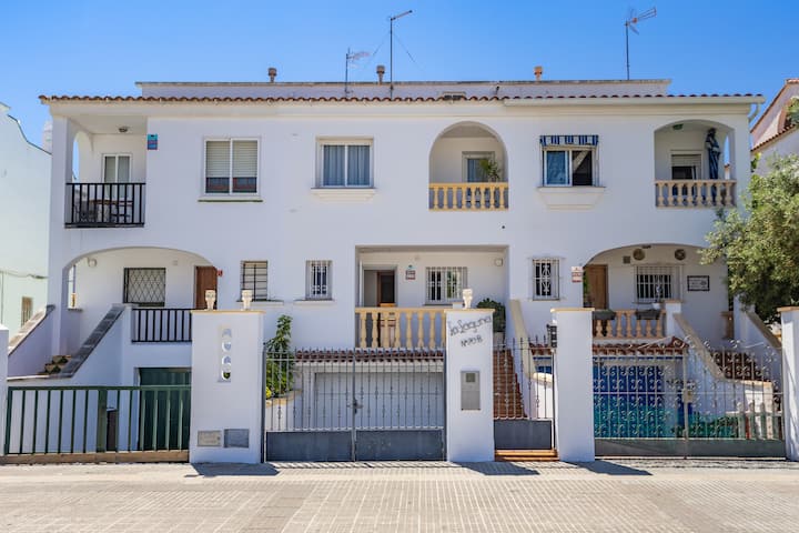 Casa Con Solárium Privado, Barbacoa Y Playa - Cunit