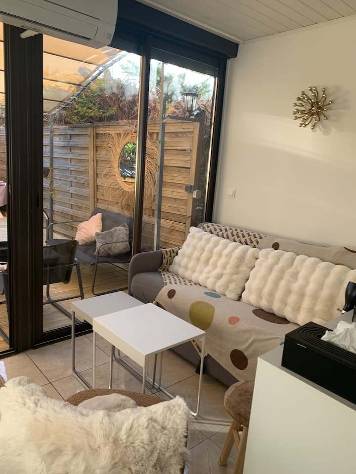 Magnifique Rez De Jardin - Plage de Sausset les pins