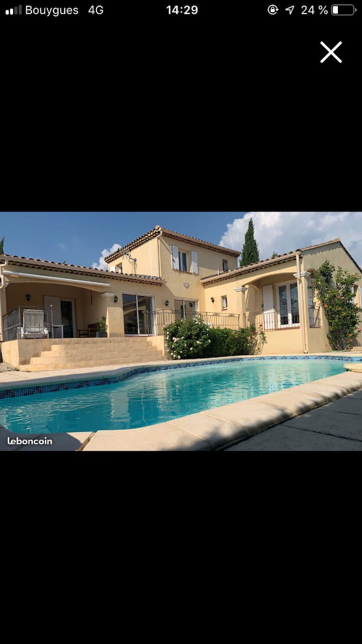 Villa Provençale Vue Sur Les Collines, 6 Couchages - Saint-Zacharie