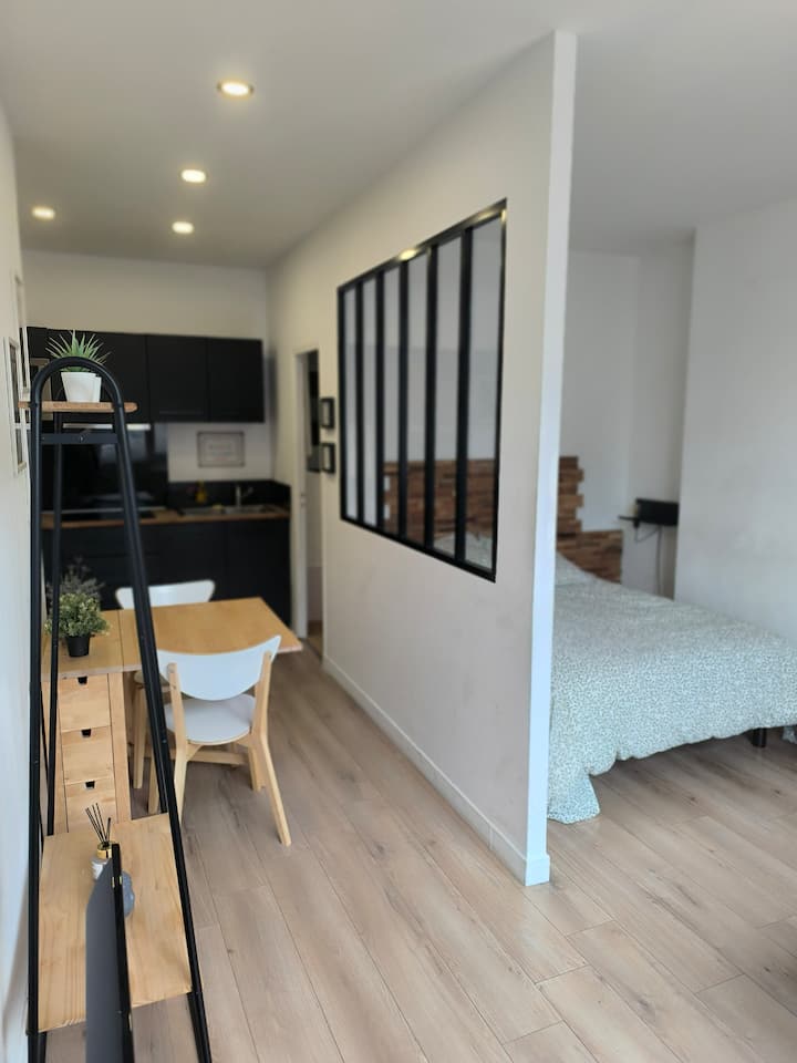 Le Refuge De Léopold Studio Avec Parking Privé - Arras