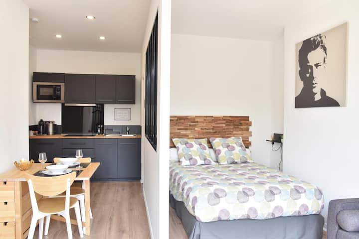 Le Refuge De Léopold Studio Avec Parking Privé - Arras