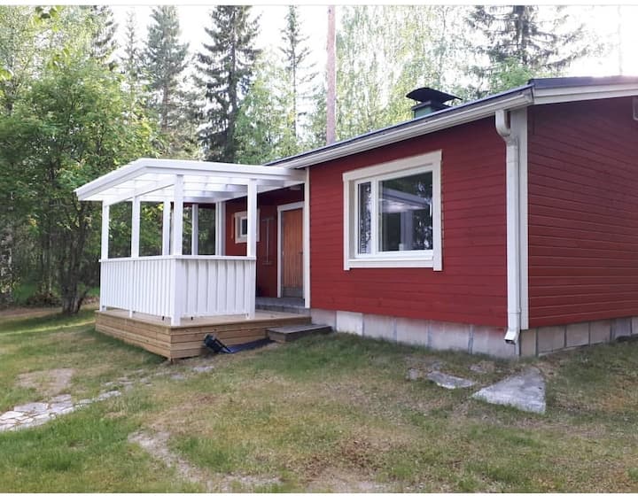 Hirsimökki Pääsky 2+2 39m2 + Sauna + Oma Ranta - Kuopio