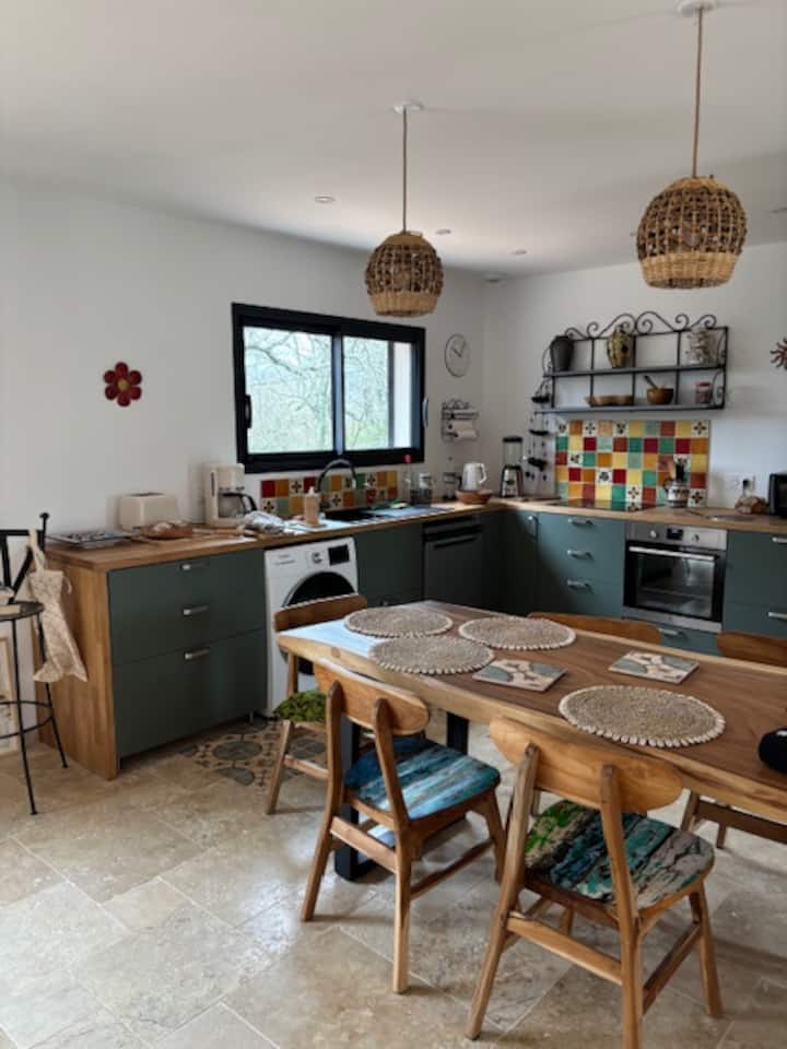 Maison Neuve De Village :" Le Vieux Chêne" - Balazuc