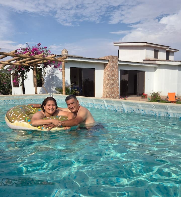 Casa De Campo Piscina+huerto Huaral | Pet Friendly - Huaral