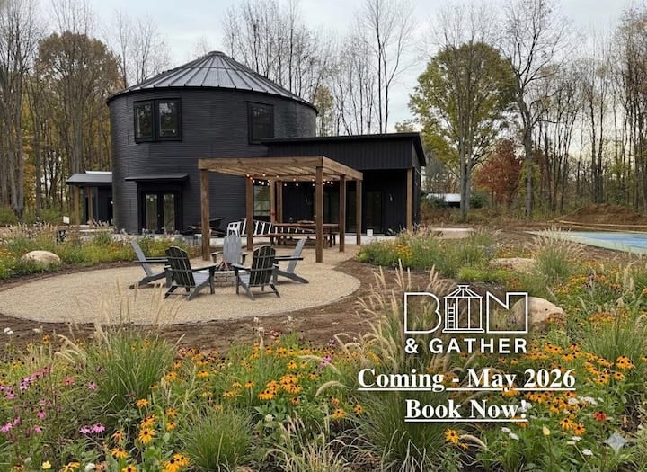 Private Silo Retreat • Pickleball, Hot Tub, Sauna - Saugatuck, MI