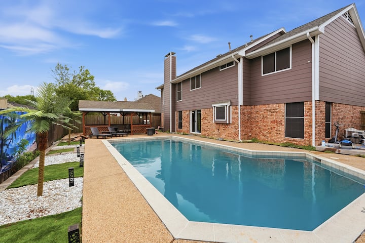 5br Heated Pool House Near Dallas Fifa Stadium - Grand Prairie, TX