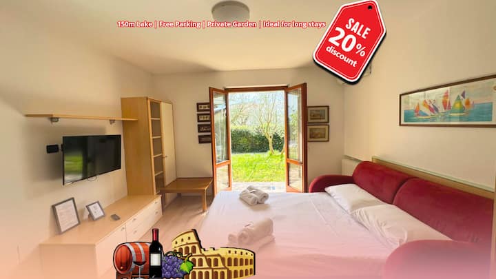 150m From Lake | Ideals For Family | Free Parking - Bardolino