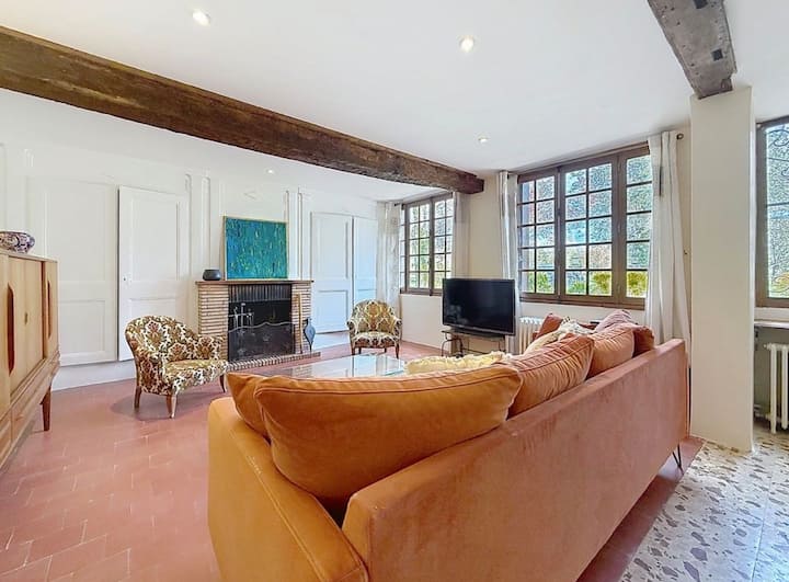 Le Pré Joli, Maison De Charme Au Calme Et Rivière - Le Neubourg