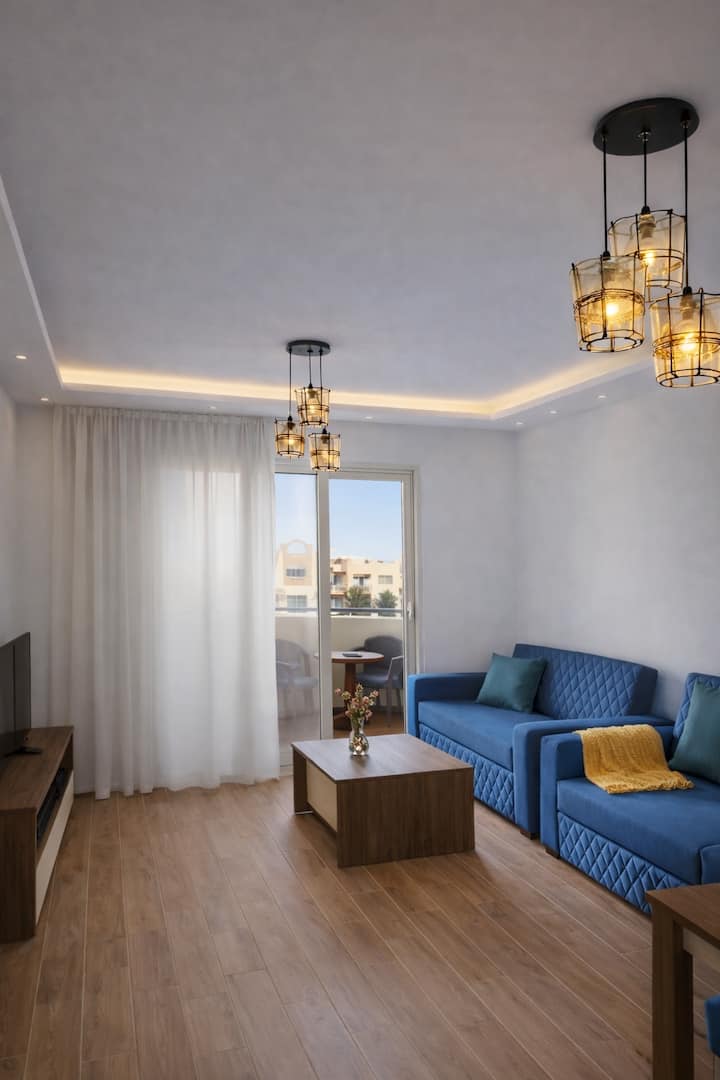 Modern Apartment In El Karma Resort - Egipto