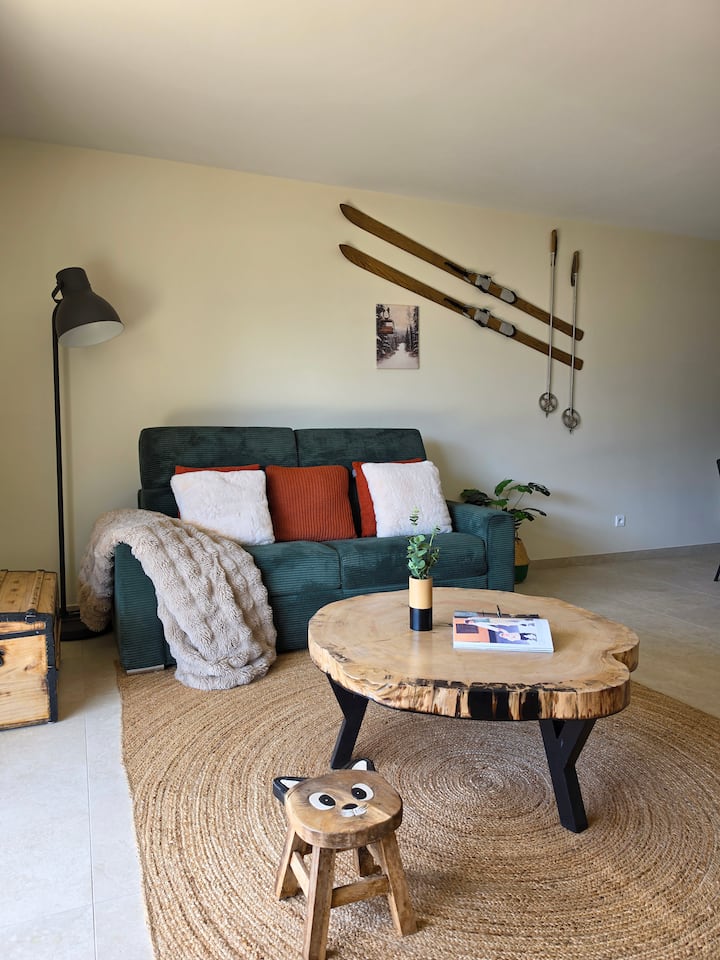 L'horizon-paisible-vue Montagnes-terrasse-garage - Briançon