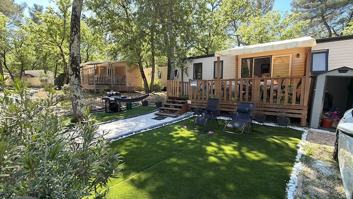 Mobile-home Dans Camping 4 éToiles - Nans-les-Pins