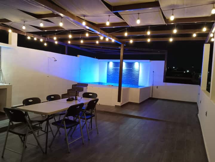 Casa Con Alberca Privada Y Asador En Apodaca - Monterrey