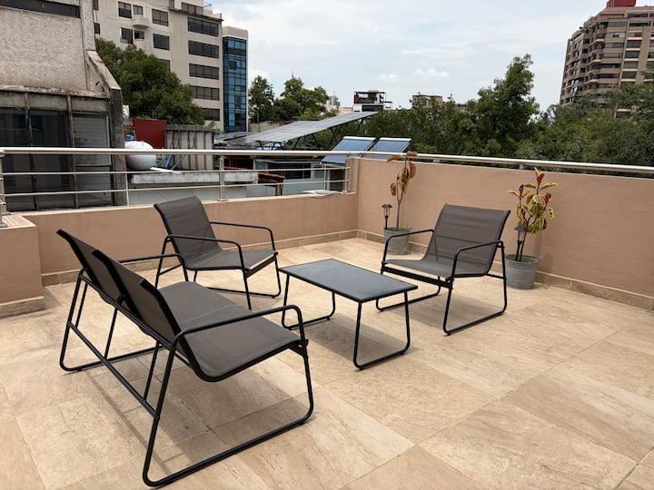 Musha | Terraza Privada Frente Al Parque Hundido - Mexico