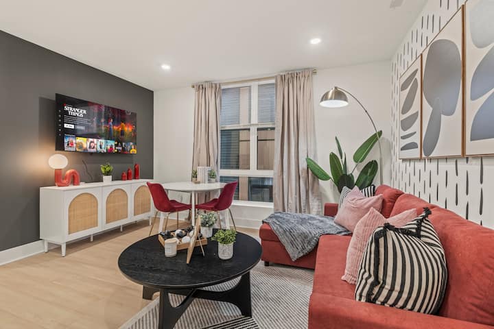 New Apt Near Dt Philly W-queen, Sofa Bed & Lndry - Philadelphie, PA