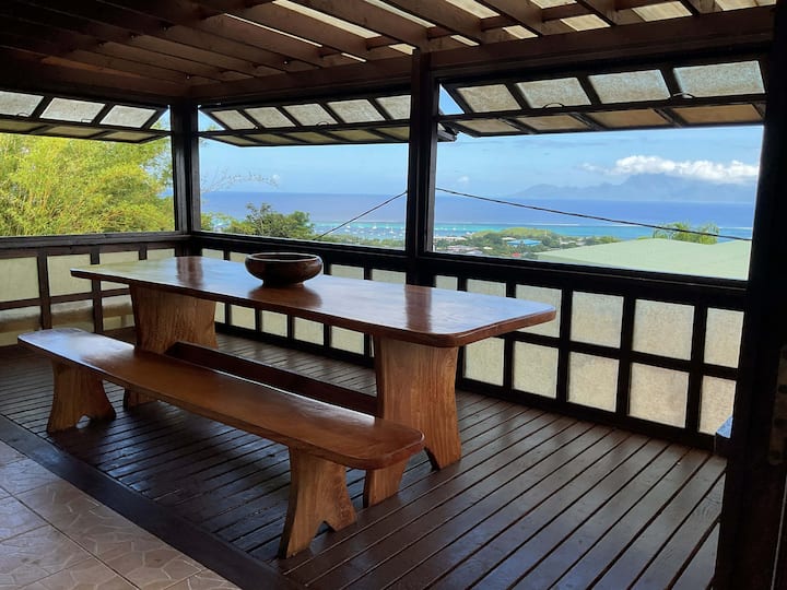 Vue Exceptionnelle • Cosy Et Proche Aéroport - Tahiti