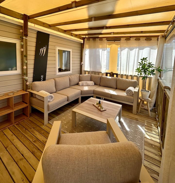 "La Pause Du Bassin" 
Mobil-home 3 Chambres Clim - Lège-Cap-Ferret