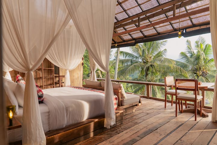 Hidden Cabin In Sidemen • Rice Field & Jungle View - Sidemen