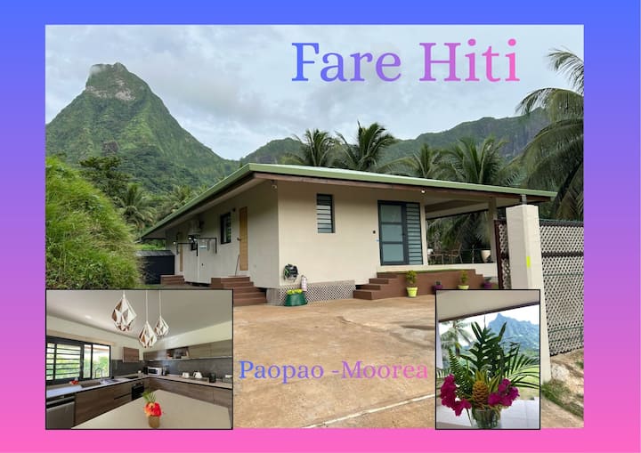 Fare Hiti Moorea Lodge 3ch Clim Wifi - French Polynesia