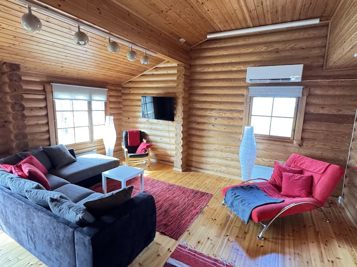 Cabin 9 - Spacious Traditional Cabin (3 Bedrooms) - Kesälahti