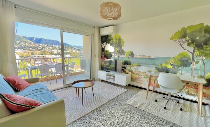 Vue Mer Piscine, Clim, Plage 300m Classé 3 éToiles - Le Lavandou