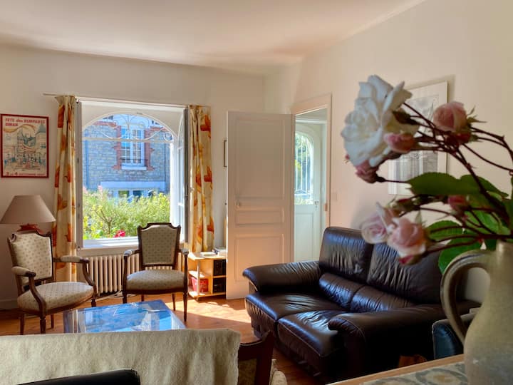 Maison Jardin Calme Rance & Château Dinan à Pied - Dinan