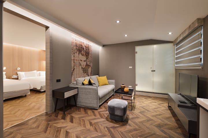 A23/ 6人房 / Mrt忠孝復興雙線捷運 / 東區市中心/ Sogo微風百貨 - Da’an District