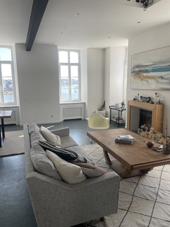 Grand Appartement Vue Mer Au Centre Ville. - Audierne