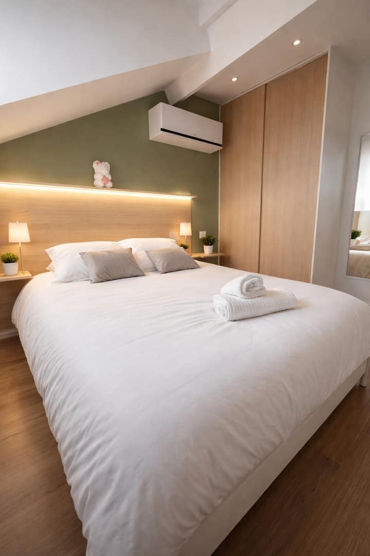 Appart Neuf - Les Alliés I - Clim - 4 Pers - Grenoble