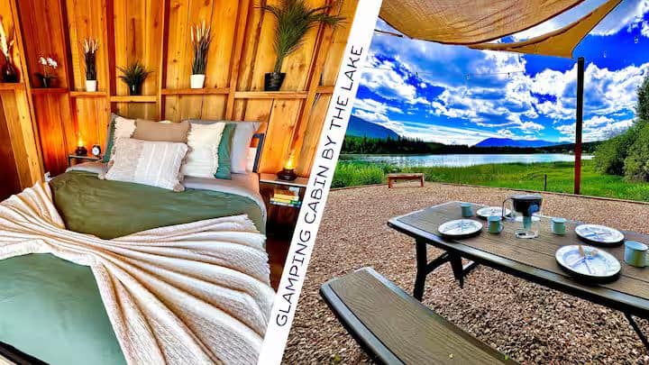 Bossa Nova Lakeside Lodge - Glamping With Hot Tub - Blind Bay