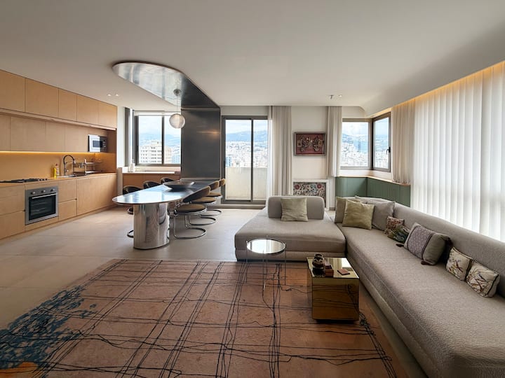 Dali's 1br-13th Floor-sin El Fil Panoramic View - Beirut