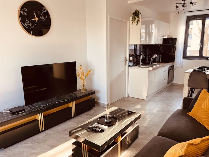 T3 Proche Aéroport Lyon-parking Privé Et Jardin - Aéroport de Lyon-Saint Exupéry (LYS)